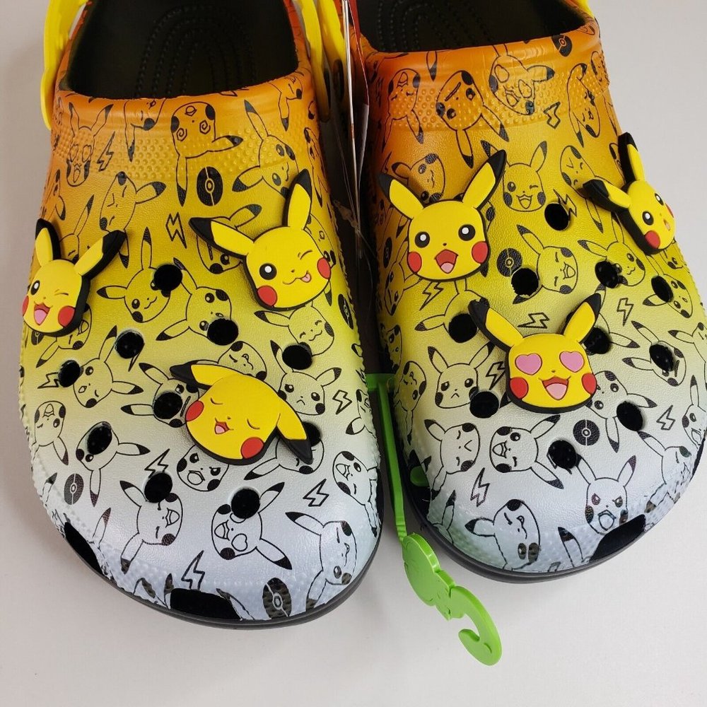 Crocs X Pokemon Pikachu Classic Clog W/ Jibbitz Men's… - Gem